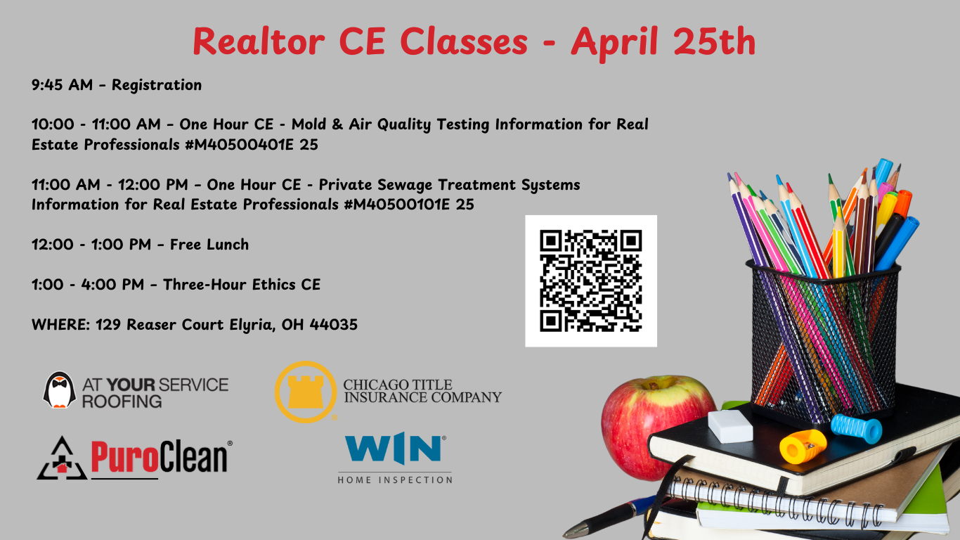Realtor CE Classes - April 25th - PuroClean Emergency Restoration