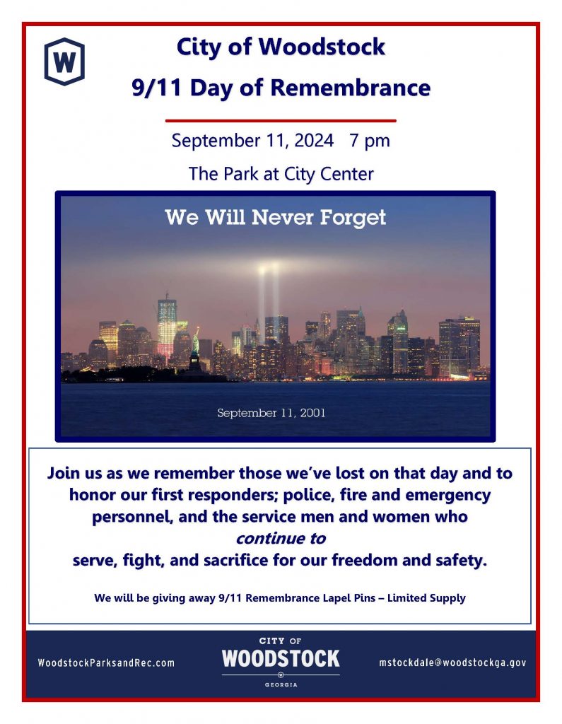 City of Woodstock 9/11 Day of Remembrance Ceremony - PuroClean North ...