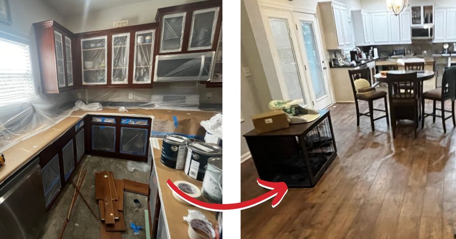 Rebuilding the Kitchen and Dining Space After a Sink Leak in ...