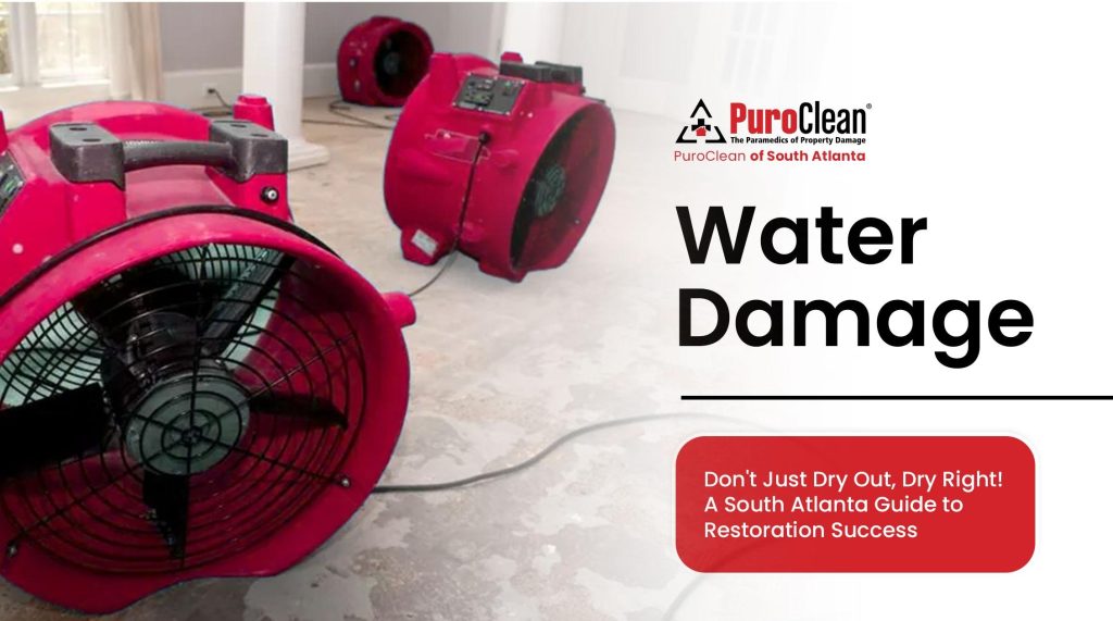 Water Damage: Don't Just Dry Out, Dry Right! A South Atlanta Guide to ...