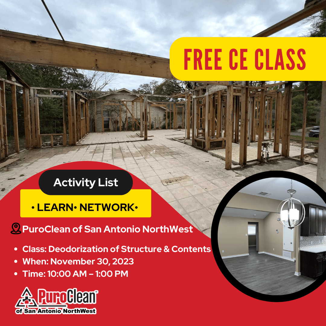 FREE CE Class: Deodorization of Structure & Contents - PuroClean of San ...
