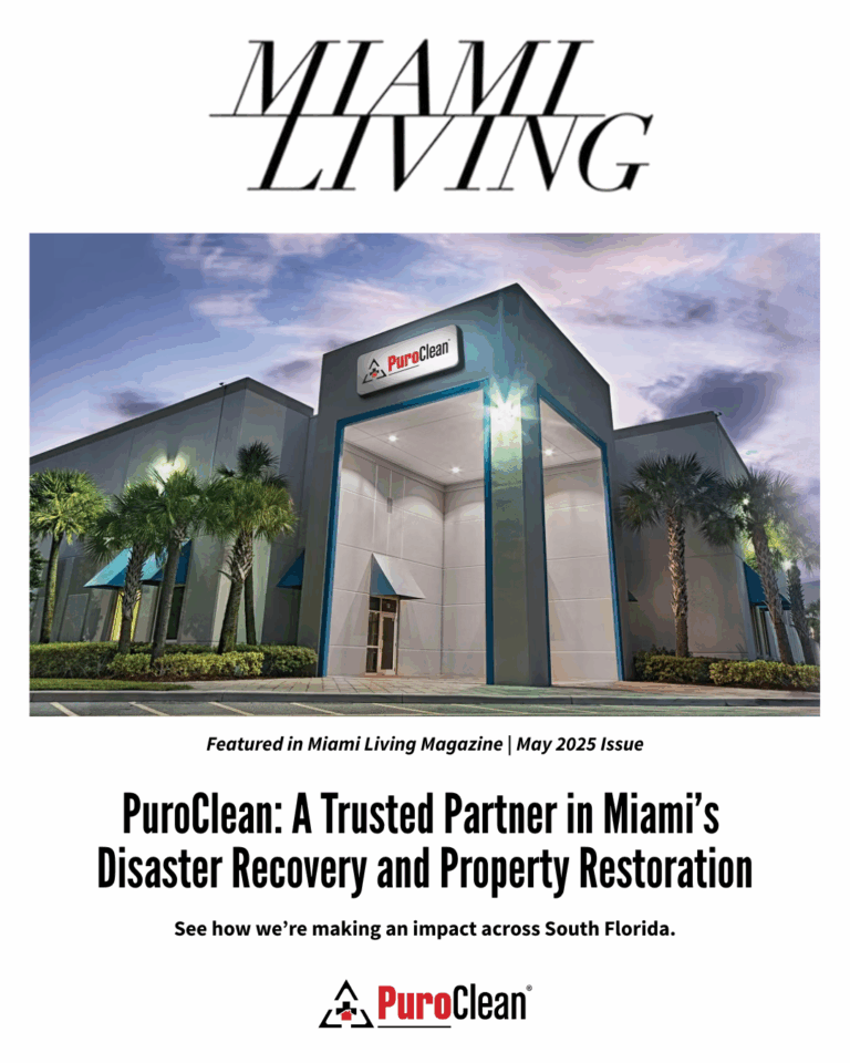 Miami Living Magazine Spotlights PuroClean